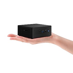Intel NUC11PAHi5 Mini PC,Mini Computer Win 11,Four-Core i5 1135G7 - Up to 4.2 GHz Turbo,NVMe SSD DDR4 RAM,WiFi 6,BT 5.2 Thunderbolt 3,8K Support,Quadruple Monitor(I5barebone NO AC Cord)
