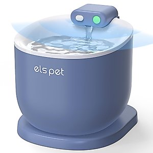 Cat Water Fountain: ELS PET 5000mAh Battery Operated Cat Fountain, 2.5L/84oz Wireless Pet Water Fountain with Motion Sensor, Cordless Cat Water Dispenser for Cats, Dogs, Multi Pets
