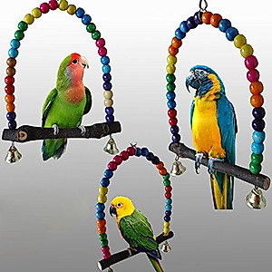 tallahassee Pet Bird Parrot Parakeet Budgie Cockatiel Cage Hammock Swing Toy Hanging Toy