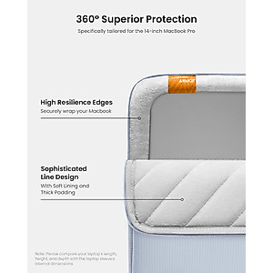 tomtoc 360° Protective Laptop Sleeve for 13-inch New MacBook Air M4/A3240 2025, M3/A3113, M2/A2681 M1/A2337 A2179 A1932, 13-inch MacBook Pro M2/A2686 M1/A2338, Water-Resistant Computer Case Bag