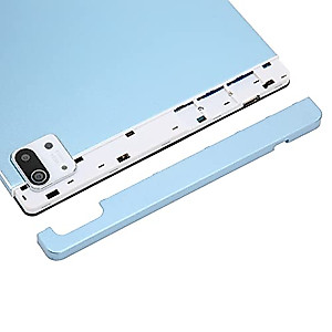 Tablet PC, HD Tablet Blue 100‑240V 8 Core CPU 4GB RAM 64GB ROM for Android System for Entertainment (US Plug)