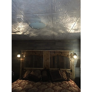 A La Maison Ceilings R14 Victorian Foam Glue-up Ceiling Tile (256 sq. ft./Case), Pack of 96, Ultra Pure White