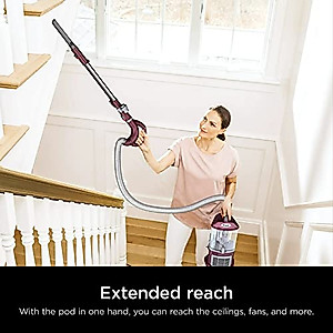 Shark CU520 Navigator Lift-Away XL Upright Vacuum Multi Surface Floor Cleaner with Crevice Tool, Purple