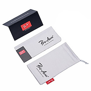 Pro Acme Non Prescription Clear Lens Glasses Retro Small Round Metal Frame (Gunmetal)