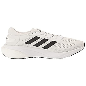 adidas Men's Supernova 2 Running Shoe, White/Black/Dash Grey, 15