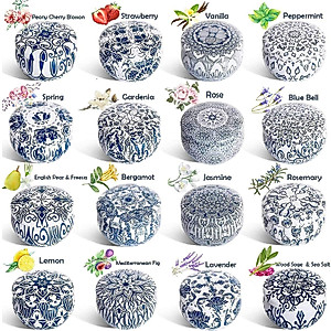 Onebird Set of 16 Scented Candle Gift Set,Natural Pure Soy Wax Aromatherapy Candles Essential Oils for Home and Women