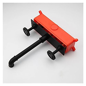 MIYANXI Matte Black Bathroom Faucet Wall Mounted Basin Sink Bathtub Industrial Unique Design Mixer Water Tap with Embedded Box,Kitchen Sink Faucet, WJ5501