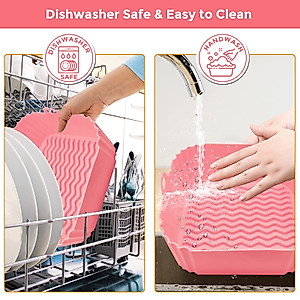 Silicone Air Fryer Liners, 8'' Square 4 to 7 QT Reusable Heat Resistant Food Grade Airfryer Silicone Liners Inserts Baskets Bowl Accessories for COSORI Instant Vortex CHEFMAN Air Fryer Oven Microwave