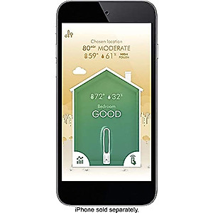 Dyson - TP02 Pure Cool Link Tower 400 Sq. Ft. Air Purifier - Iron, White (Renewed)