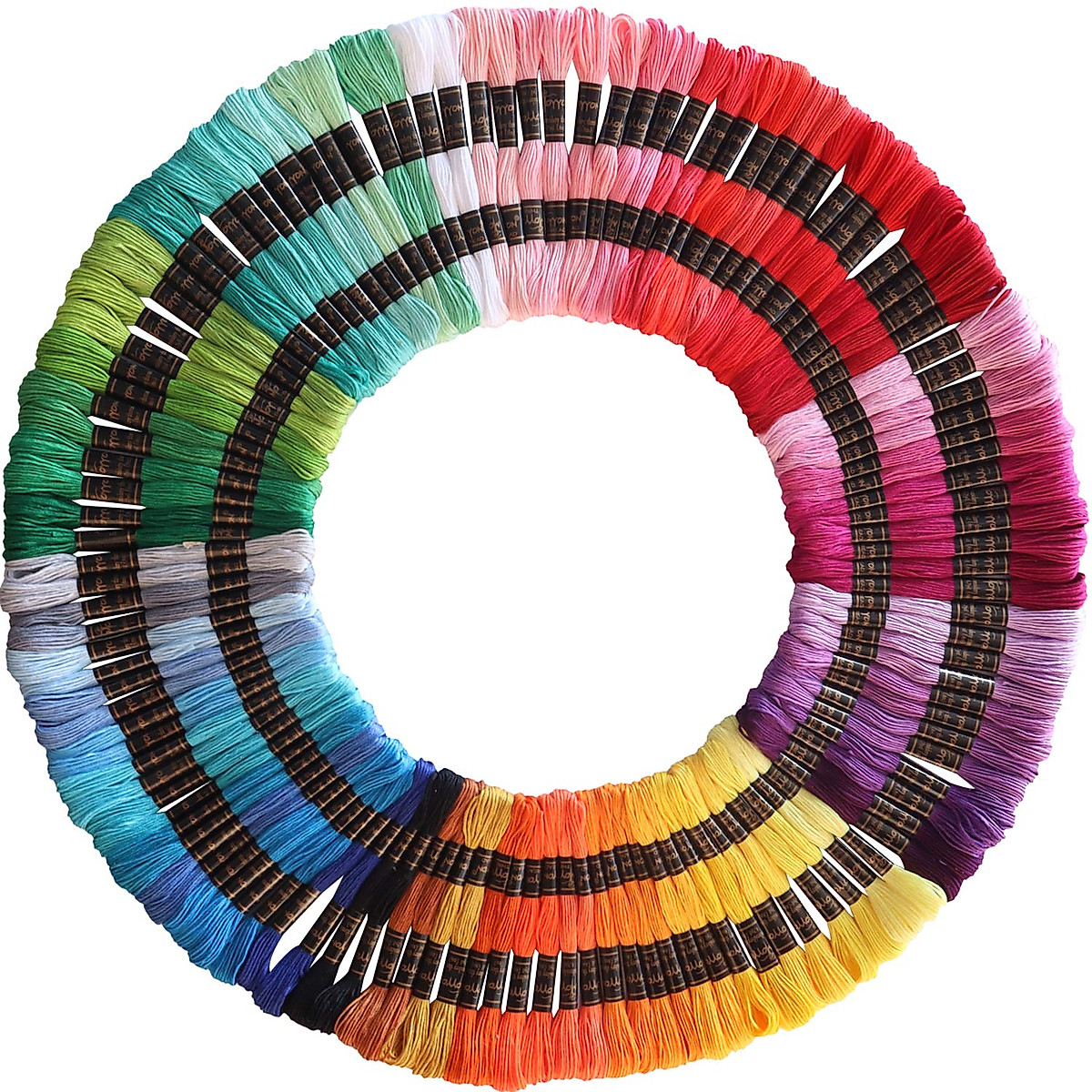 122 skeins Embroidery Floss - Embroidery Thread - Friendship Bracelet String for Cross Stitch, Hand Embroidery, String Art