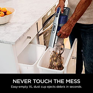 Shark IZ482H Vertex Cordless Stick Vacuum With DuoClean PowerFins, MultiFLEX, Crevice Tool, Pet Multi-Tool & Anti-Allergen Brush, 120-min Runtime, Double Battery, Iris