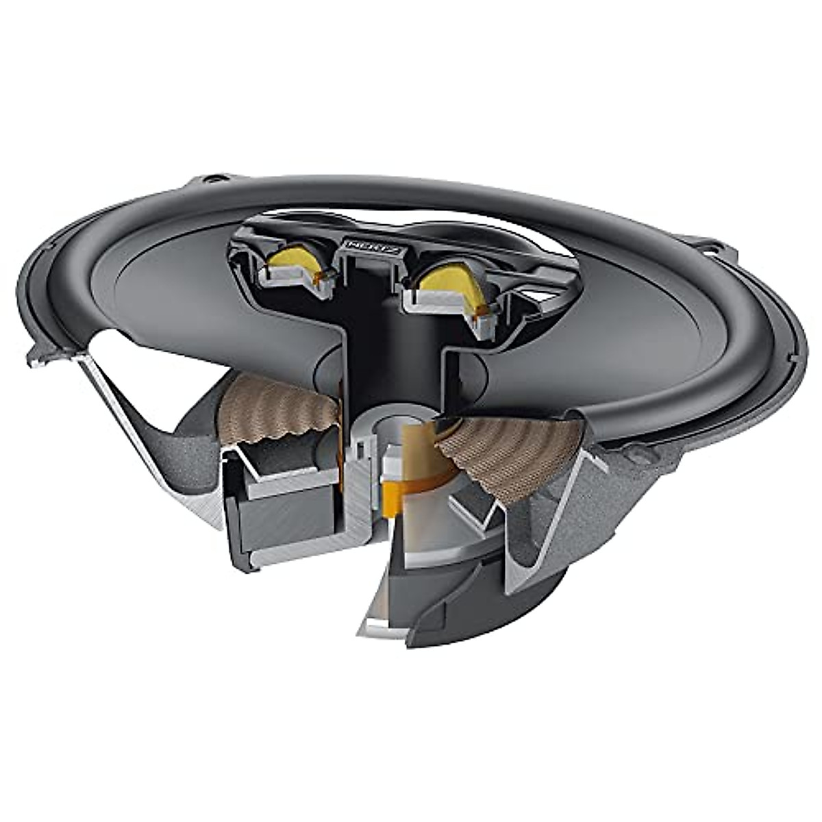 HERTZ Mille Pro Series MPX-6903 6x9 Pro Audio Three-Way Coaxial Speakers (Pair) with Grilles