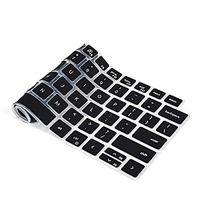 Keyboard Cover for Dell Latitude 5420 5430 5431 14", Latitude 7410 7420 7430 14", Dell Latitude 7520 15.6", Dell Latitude 9000 9420 9430 9510 9520 Keyboard Protective Skin, Black