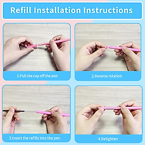 Learn-Journey Upgraded Large Size Magic Practice Copybook for Kids, Handwriting Practice Workbook, Reusable Writing Practice Book for Preschools(4 Books with Pens)-Blue Bag