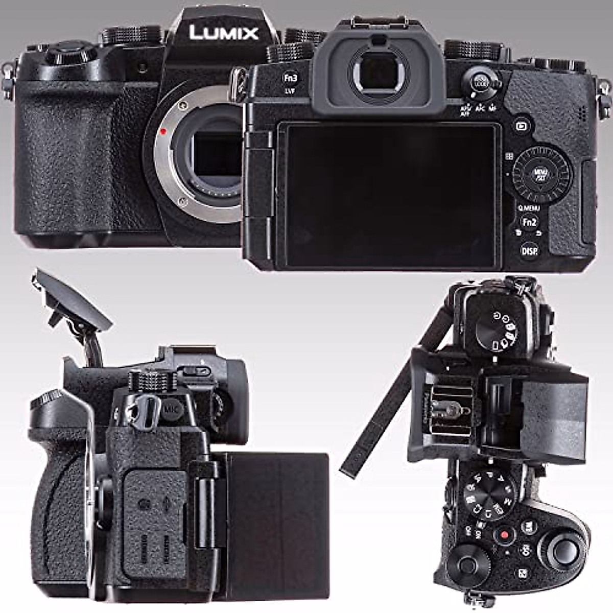 Ultimaxx Essential Panasonic Lumix G95 Hybrid Mirrorless Camera Bundle (Body Only) - Includes: 64GB Ultra Memory Card, Ultra-Bright LED Light Kit, Water-Resistant Sling Backpack & More (21pc Bundle)