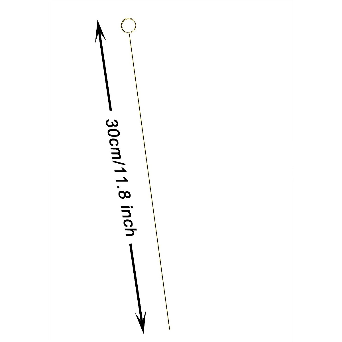 Metal Wire Floral Picks Penta Angel 20Pcs 11.8’’ Round Gold Place Card Table Number Holders Photo Note Name Card Holding Clips for Wedding Birthday Party Cake Decoration (Round)