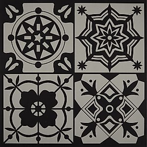 RomDeco 10 Pieces Peel and Stick Flooring, 11.8in X 11.8in Vinyl Flooring for Bathroom