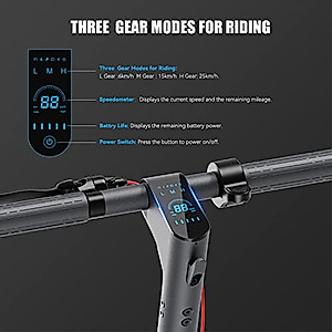 LEQISMART Electric Scooter-9" Pneumatic Tire, 15.5Miles Range,15.5 MPH,250W Motor, 220lbs Weight Capacity, Dual Brakes, Folding Electric Scooter for Adults