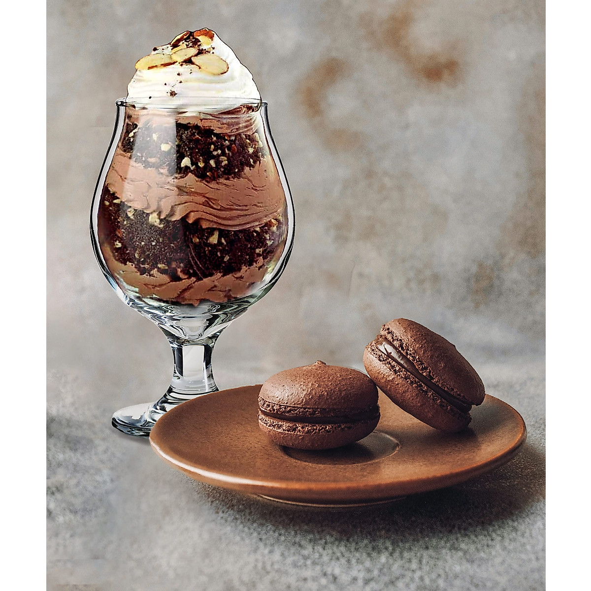 2 Beer Glasses Belgian Style Stemmed Tulip - 16 oz Lambic Ale Dark Beer Glass - set of 2 w/coasters - Classic Premium Glassware - Birthday Housewarming Bachelor party gift for men idea