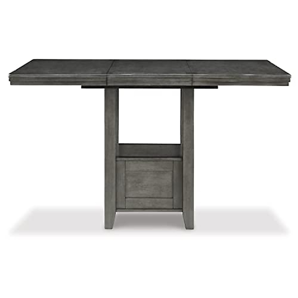 Signature Design by Ashley Hallanden Counter Height Dining Extension Table, 0, Gray
