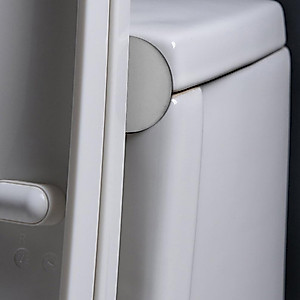 ULTECHNOVO Door Stoppers Wall Protector, 4pcs Silicone Reusable Door Bumper Self Adhesive Quiet Absorbent Gel Door Knobs Wall Protector for Home Office Gray