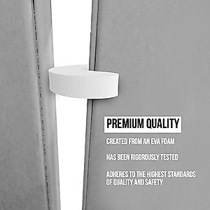 Tiny Patrol 8 Pack Baby Safety Door Stopper Baby Proofing Pet Child Safety Door C Shape Soft Eva Foam Finger Pinch Guard Fits Any Door Safer Home