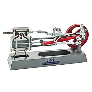 Steam Engine Model - Working Piston, Slide Valve, and Link Motion - Eisco Labs