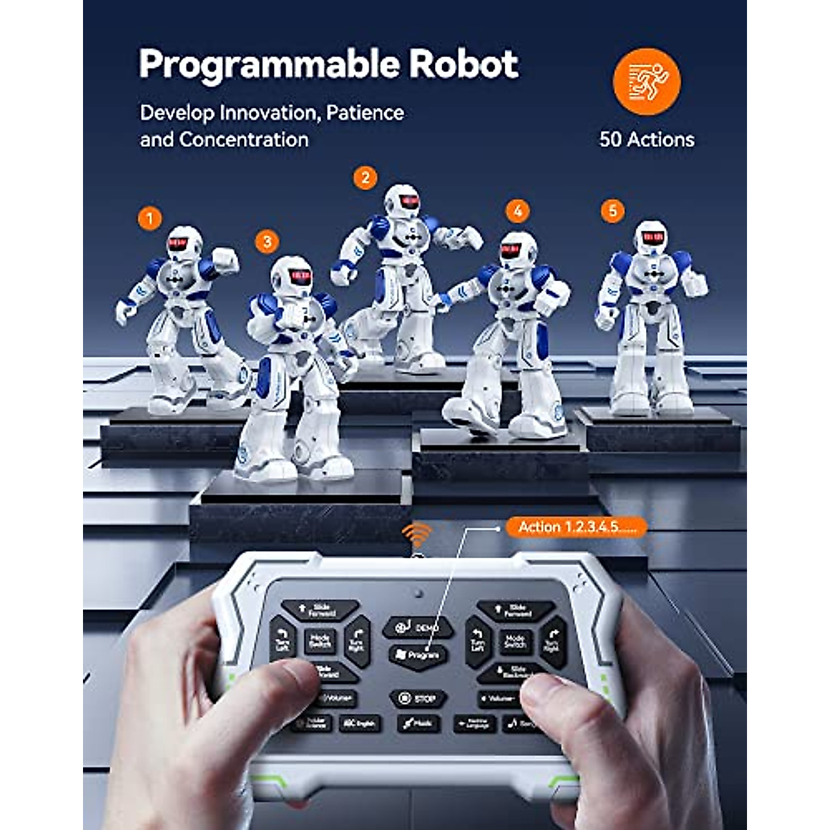 Ruko 6088 Smart Blue Robot and 6088 Smart Pink Robot