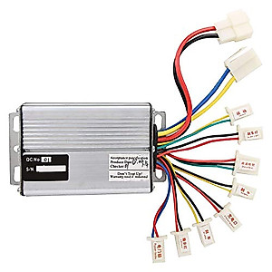 36v 48V 1000W Motor Brushed Speed Controller with Locking Throttle Twist Grip & Power Display for E-Bike(36V 1000W)