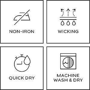 Van Heusen Men's Slim Fit Flex 4-Way Stretch Tech Pant, Black, 32W x 32L