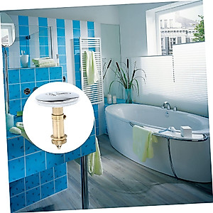 UKCOCO 1Pc Sink Stopper Bath Drain Stopper Lavatory Vanity Stopper Bath tub Anti- Explosion Strainer Sink Drain Drain Seal Cover tub Stopper mop Pool Sealing Cap