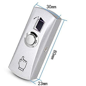 MENGQI-CONTROL 2 Door Access Control Panel System 600lbs Waterproof Magnetic Lock RFID Reader Metal Exit Button 110V Power Supply Box USB Reader RFID Card Key Fob Phone APP Remotely Open Door