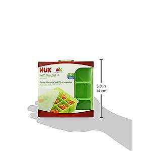 NUK Homemade Baby Food Flexible Freezer Tray and Lid Set