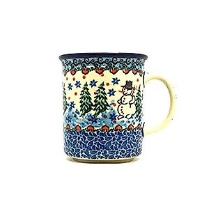 Polish Pottery Mug - Straight Sided - Unikat Signature - U4661