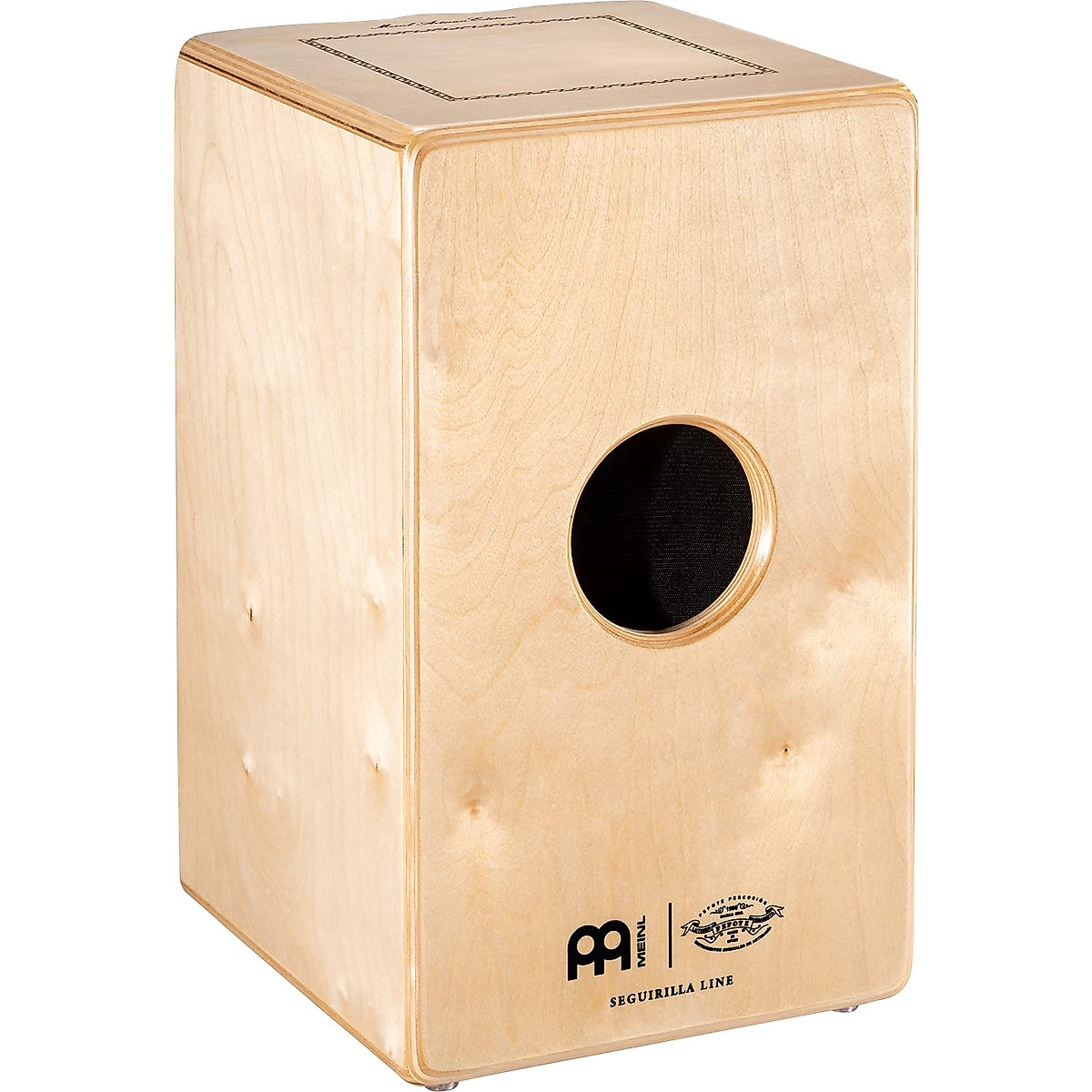 Meinl Artisan String Cajon with Canyon Burl Frontplate / Baltic Birch Body - MADE IN SPAIN - Seguiriya Line, 2-YEAR WARRANTY (AESELCB)