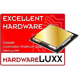 Corsair Dominator Platinum RGB 32GB (2x16GB) DDR4 3200 (PC4-25600) C16 1.35V Desktop Memory