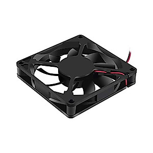 Dorhea 4PCS 80x80x15mm Fan 12V 2Pin DC 8015 Brushless Cooling Case Fan 80mm 15mm for Cooling PC Computer Case CPU Radiator Cooler Fan 2Pin