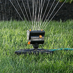 Melnor 65131AMZ Mini Oscillator Sprinkler Bundle, Black, Yellow