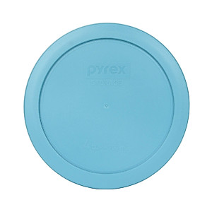 Pyrex (3) 7402-PC 6/7 Cup Fuchsia (3) 7201-PC 4 Cup Surf Blue (3) 7200-PC 2 Cup Red Replacement Food Storage Lids Made in the USA