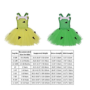IMEKIS Girl Halloween Caveman Costume Baby Birthday Outfit Toddler Kids Historical Stone Age Themed Party Supplies Cosplay Dress Up Family Costumes Carnival Cake Smash Photoshoot Green 0-6 Months