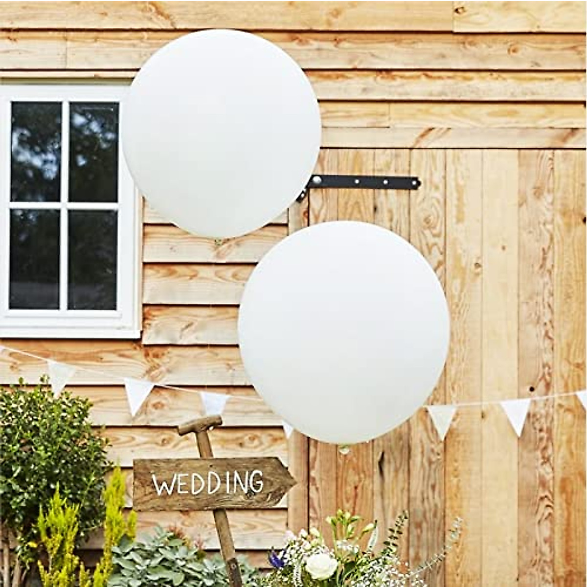 15pcs Latex Big Balloons 24 Inch White Large Balloons Giant Heavy Duty Balloons for Wedding Baby Shower Birthday Party New Year's Day Decorations