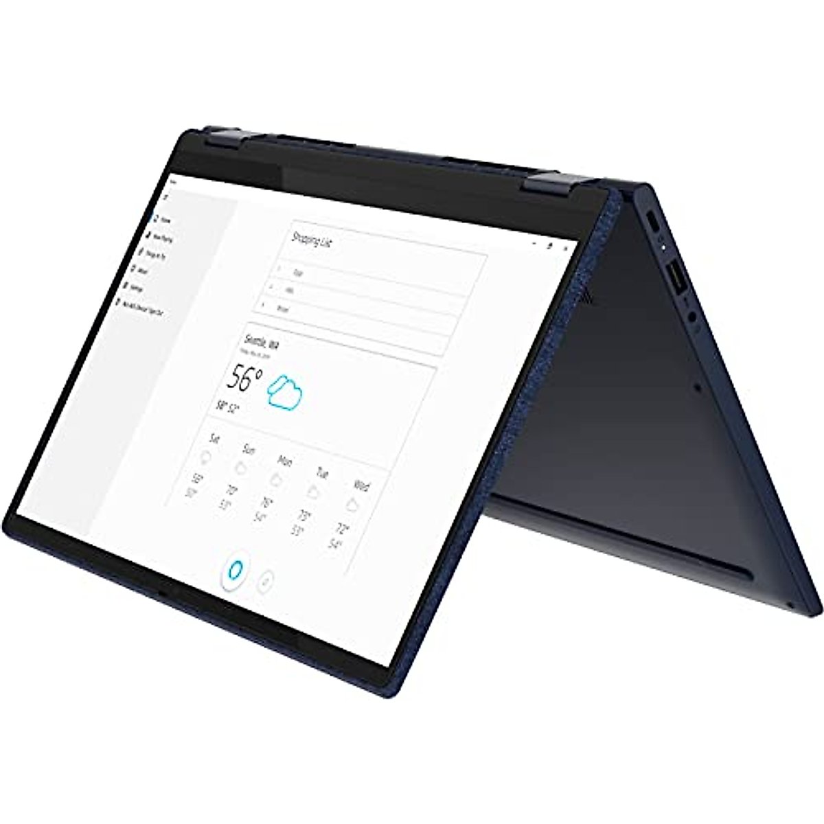 Lenovo 2022 Newest Yoga 6 13 2-in-1 13.3" FHD IPS Touchscreen Laptop, AMD Octa-Core Ryzen 7 5700U(Beats i7-10510U), 16GB RAM, 1TB SSD, Backlit KB, Fingerprint Reader, WiFi 6, Windows 11, Blue+JVQ MP