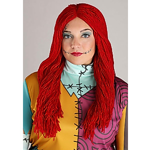 Disney womens Disguise the Nightmare Before Christmas Sally Classic adult sized costumes, Yellow/Red/Black/Green, XL 18-20 US