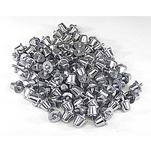 Cartasport Rugby Aluminum Studs, Silver, 21 mm, Pack of 100 Units