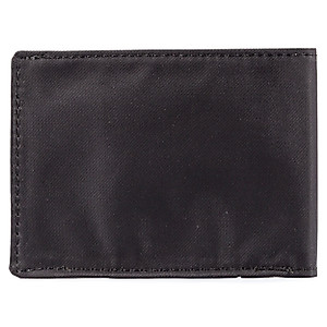 Big Skinny Men's Compact Sports Bi-Fold Slim Wallet, Holds Up to 20 Cards, Black