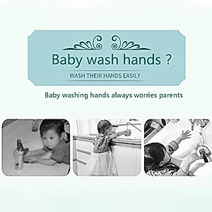 Faucet Extender Silicone Faucet Cover Faucet Extender for Toddlers Babies Kids Children (blue+green)