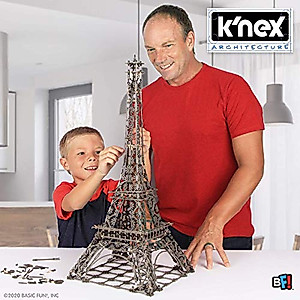 K'NEX Architecture: Eiffel Tower - Build IT Big - Collectible Building Set for Adults & Kids 9+ - New - 1,462 Pieces - 2 1/2 Feet Tall - (Amazon Exclusive)