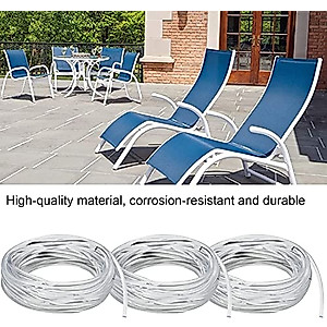 25 FT Vinyl 3/16 Outdoor Chair Spline, Sling Chair Spline, Sling Chair Replacement Spline, Patio Spline,Spline for Sling Chairs, Sling Back Chair Spline
