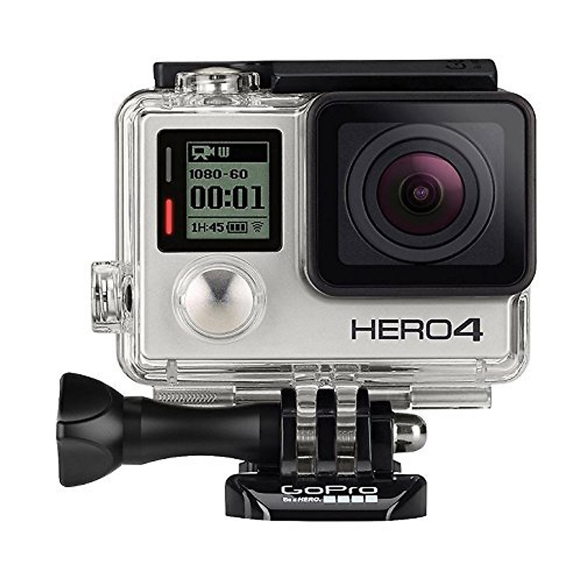 GoPro HD Hero4 Silver Action Camcorder with Dual Battery Charger and 16GB MicroSD Card