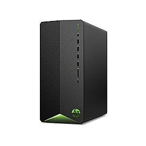 HP Pavilion Gaming Desktop Computer 10th Generation Intel Hexa-core i5-10400F Processor 32GB RAM 512GB SSD GeForce RTX 3060 12GB Graphic USB-C DiplayPort Bluetooth Black + HDMI Cable